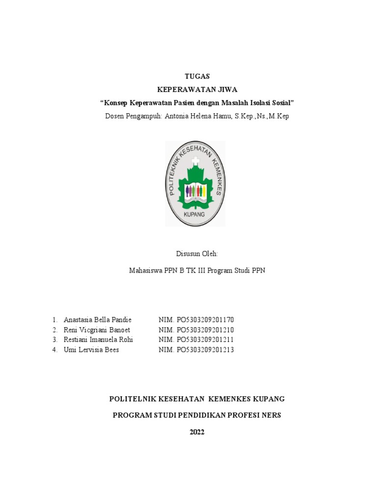 Fixxxx Makalah Kel 14 ISOS | PDF
