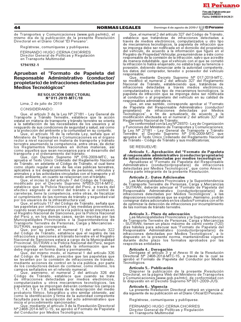 Modelo de Pit | PDF | Transporte | Regulación