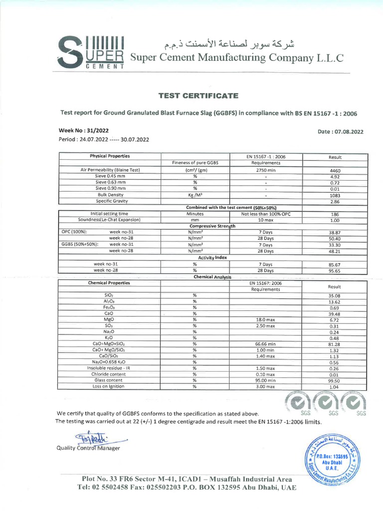 TC W-31 BS en 15167 | PDF