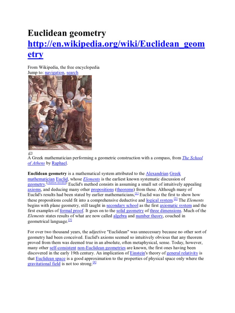 Euclidean Geometry HTTP | PDF | Euclidean Geometry | Axiom