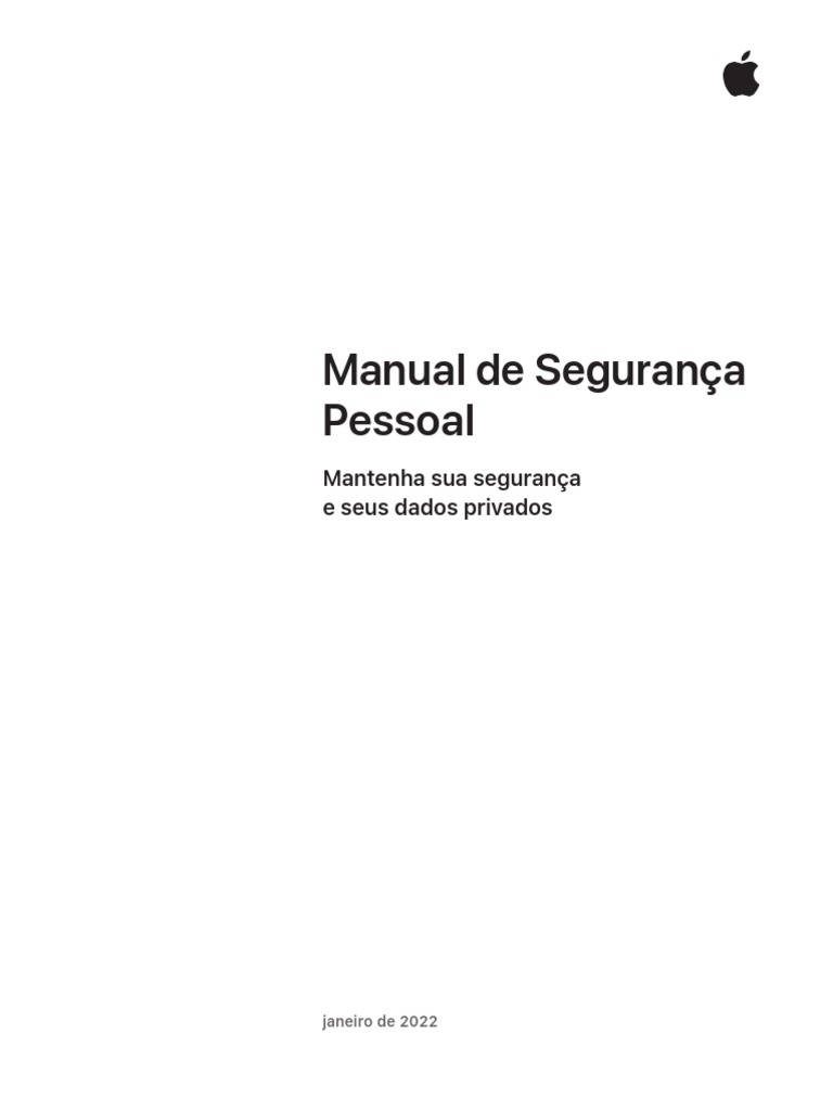Personal Safety User Guide PT BR | PDF | iPhone | iOS