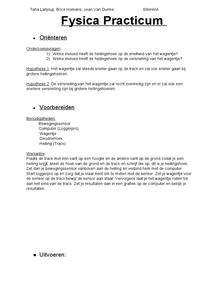 Fysica Practicum-2 | PDF