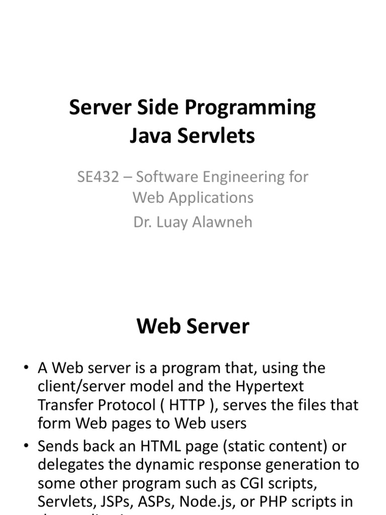 Servlets | PDF