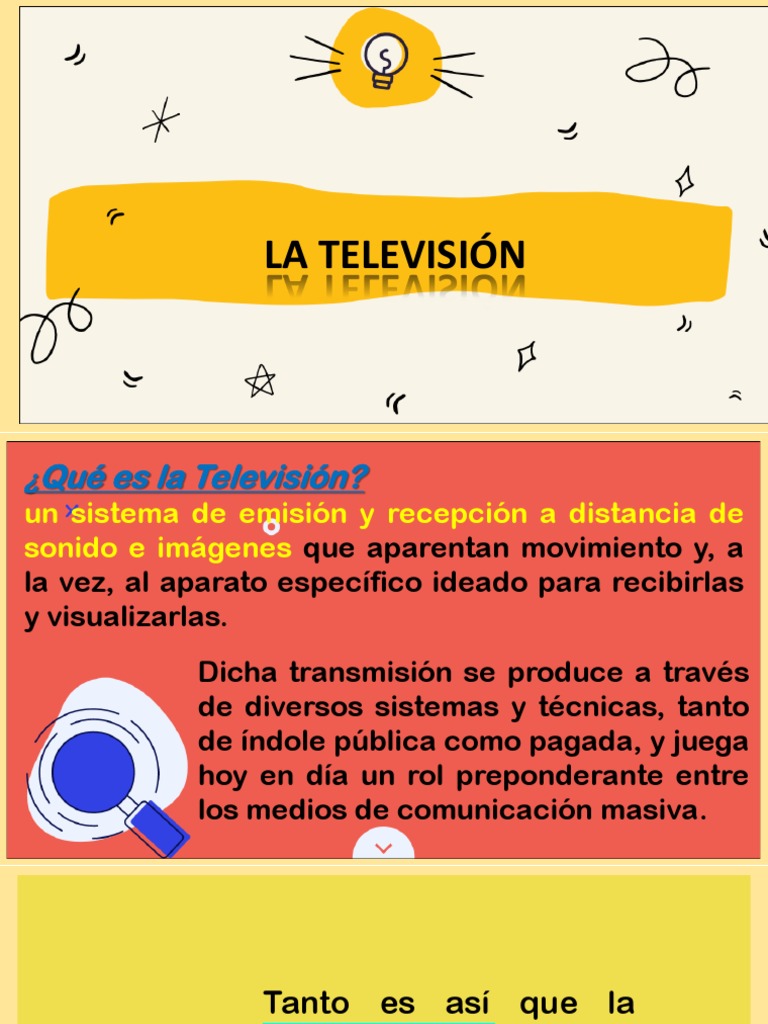 La Televisión | PDF | Televisión | Televisión digital