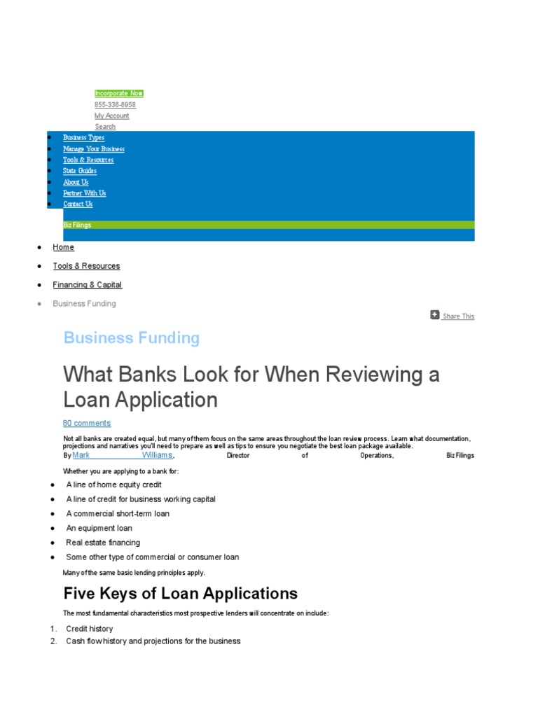 Incorporate Now | PDF | Loan To Value Ratio | Credit History