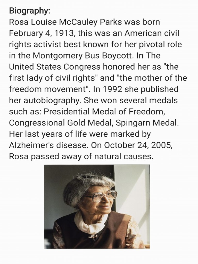 Rosa Parks | PDF