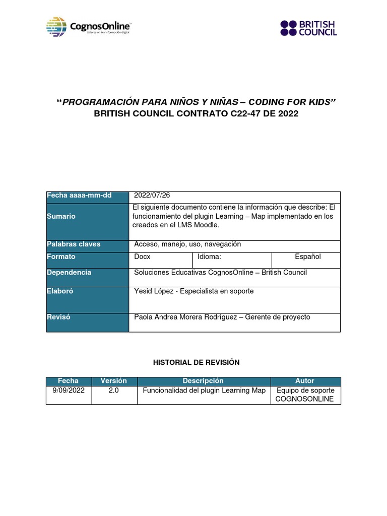 BC - Ruta de Aprendizaje Learning Maps C3 | PDF | Moodle | Informática