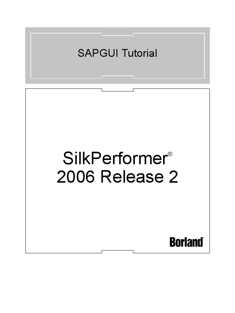 Sap Tutorial | PDF | Parameter (Computer Programming) | Scripting Language