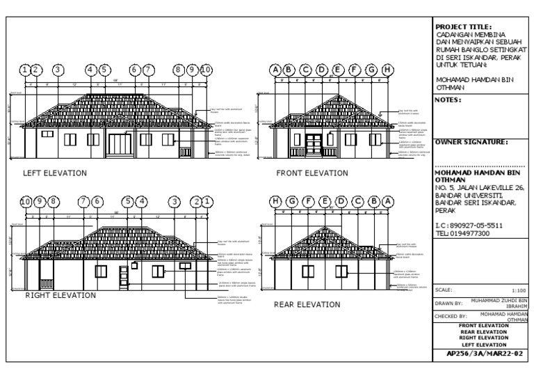 Assignment 1 Bgn442-A3 - Elevation | Download Free PDF | Queensland | Architectural Elements