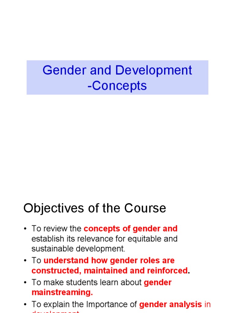 GAD-2nd Class Sex and Gender | PDF | Gender | Gender Studies