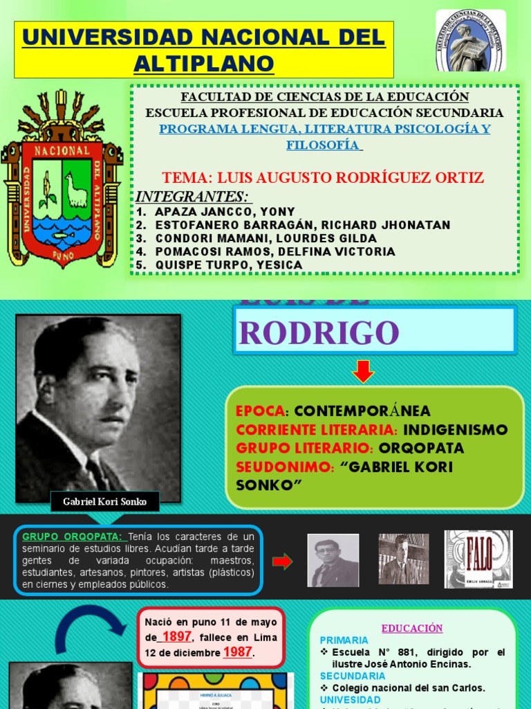Luis de Rodrigo: Poesía Andina y Alalau | PDF