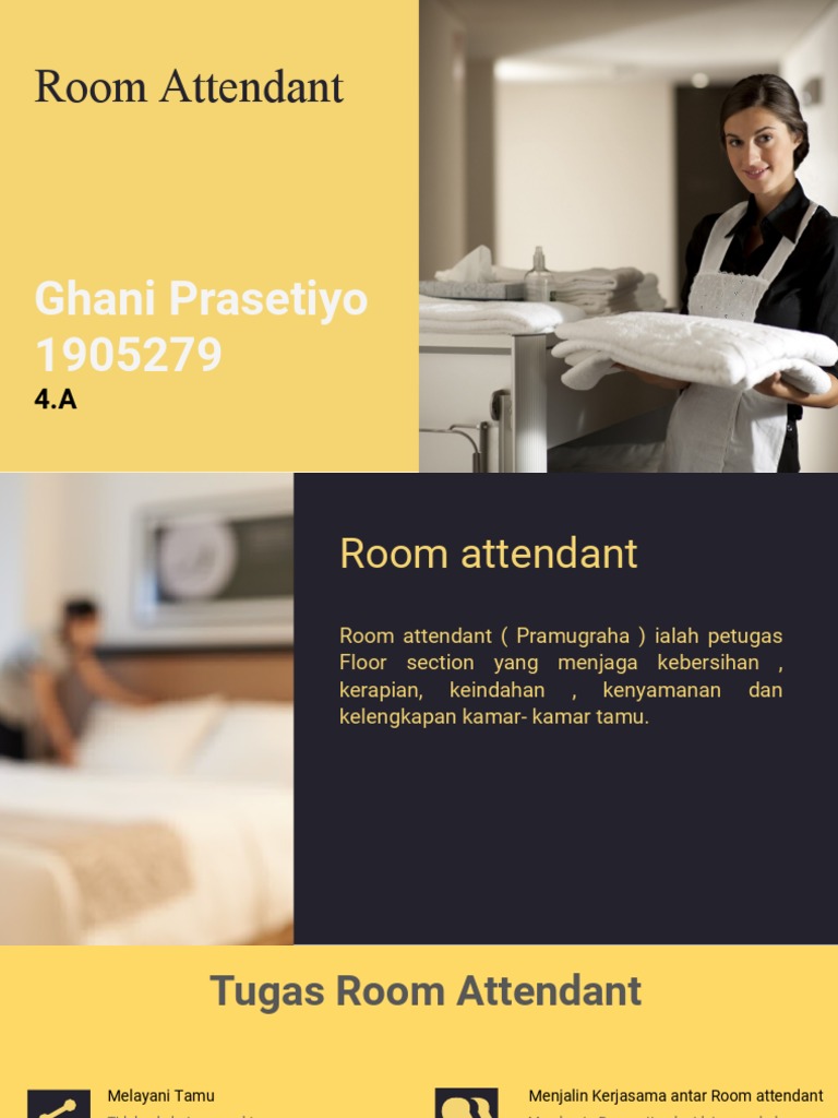Tugas dan Tanggung Jawab Room Attendant | PDF