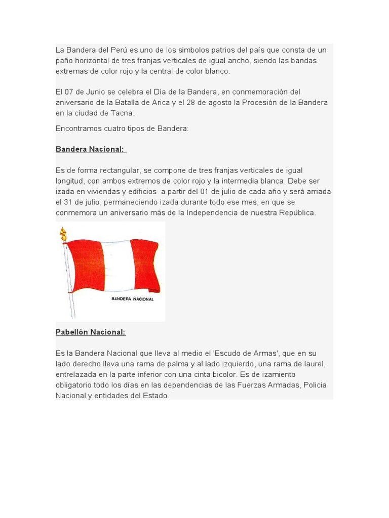 La Bandera Del Perú | PDF