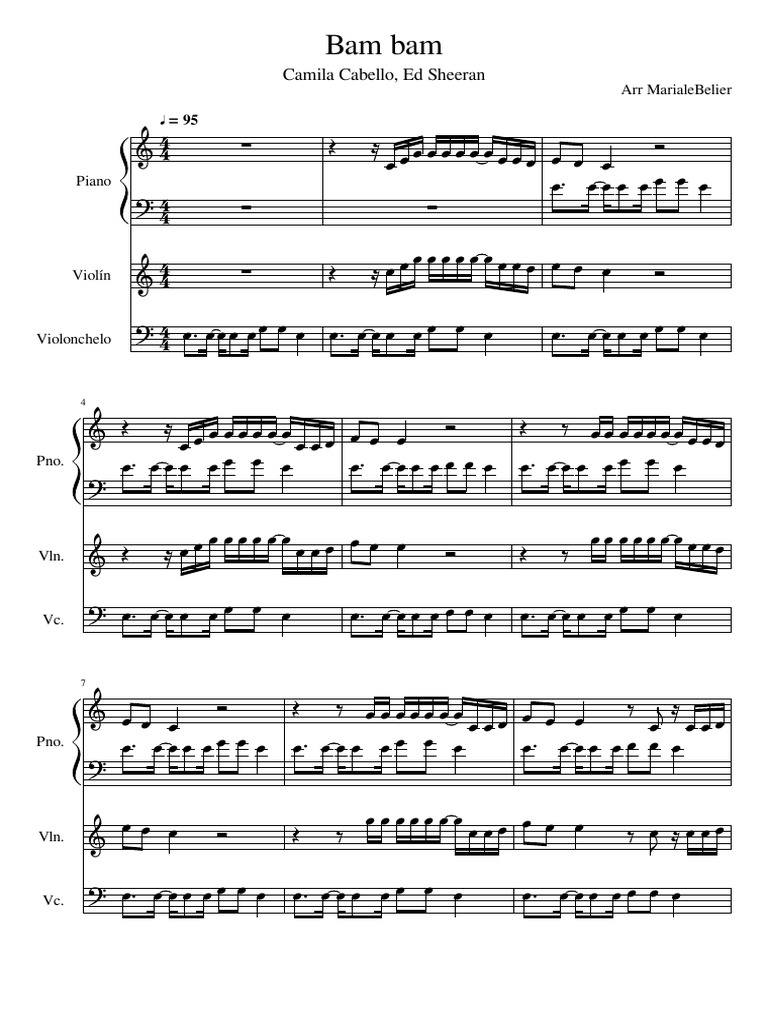 Bam - Bam MC Music-Partitura - y - Partes | PDF | Contemporary R&B