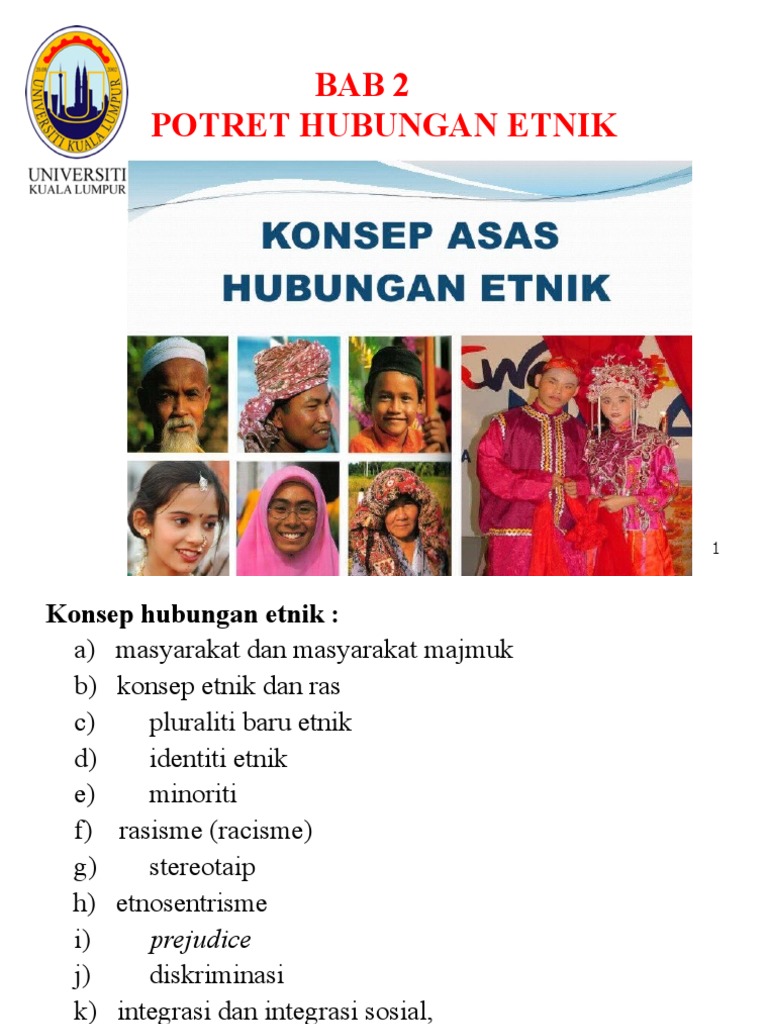 Bab 2 Potret Hubungan Etnik | PDF
