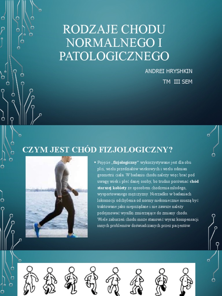 Rodzaje Chodu Normalnego I Patologicznego | PDF