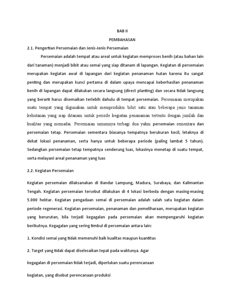 Bab II Pembahasan | PDF