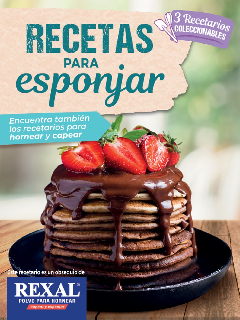 Recetario Rexal Esponjar v1 | PDF | Maíz | Salsa