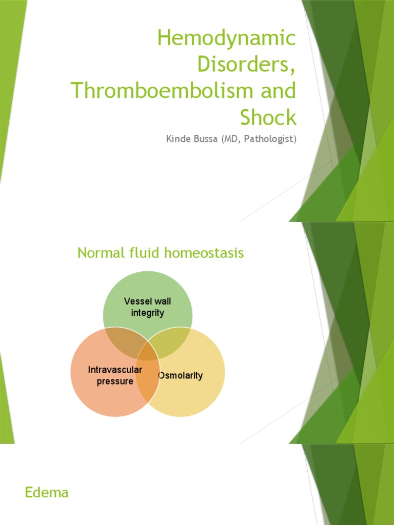 5 Hemodynamic Disorders, Thromboembolism and Shock | PDF | Coagulation | Thrombus