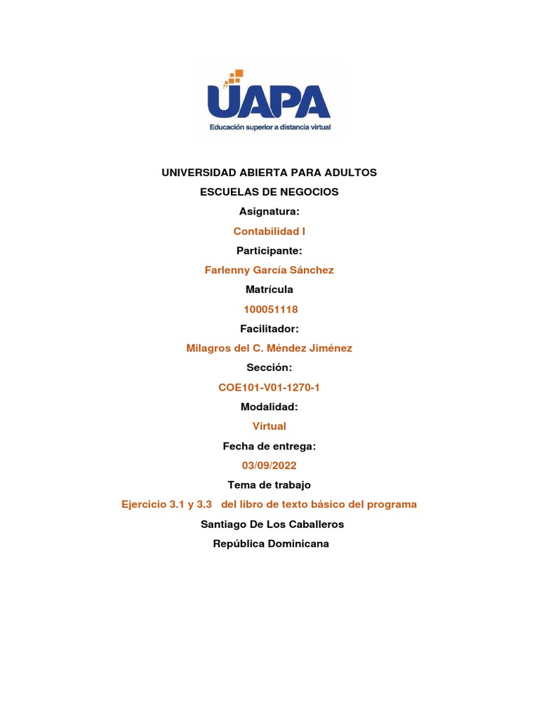 Contabilidad I Tarea 6 | PDF | Contabilidad | Economias