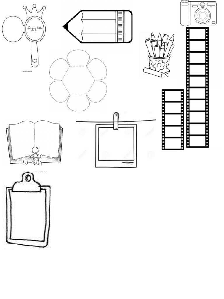 Moldes para Lapbook | PDF