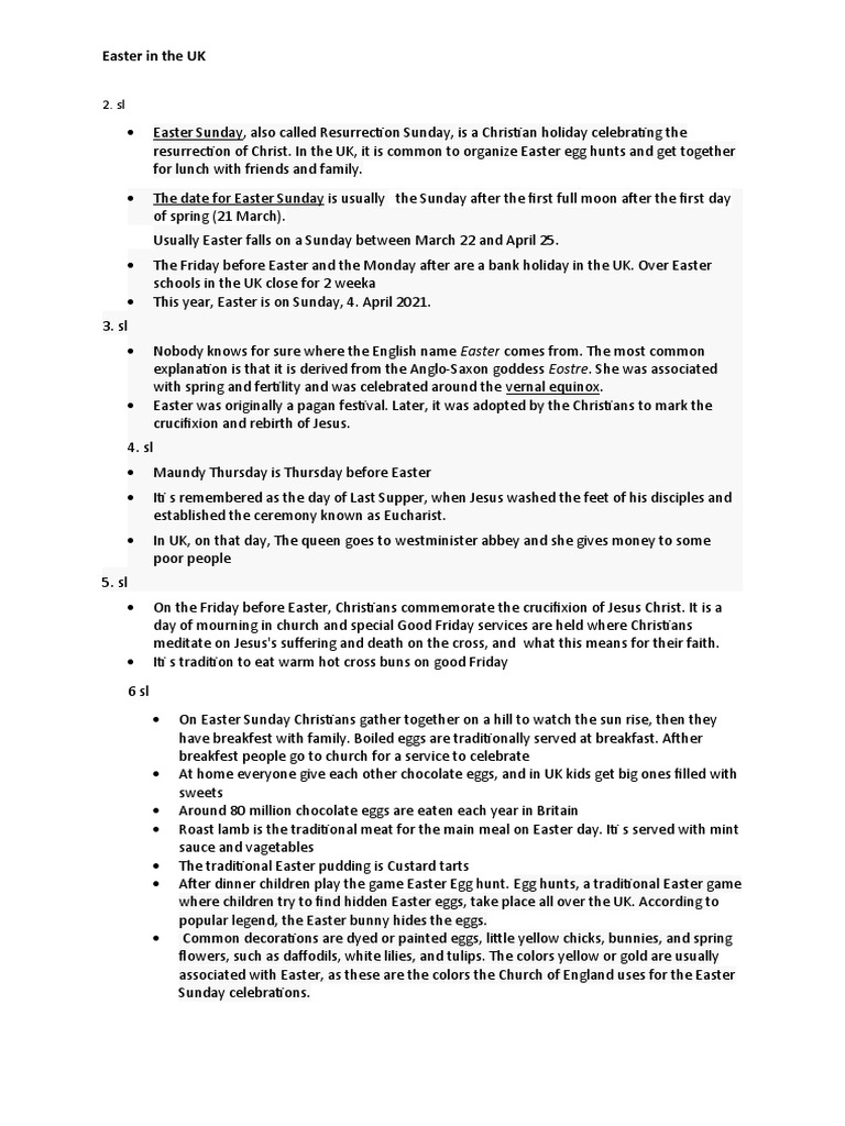 Traditions of Easter in the United Kingdom: Egg Hunts, Hot Cross Buns ...