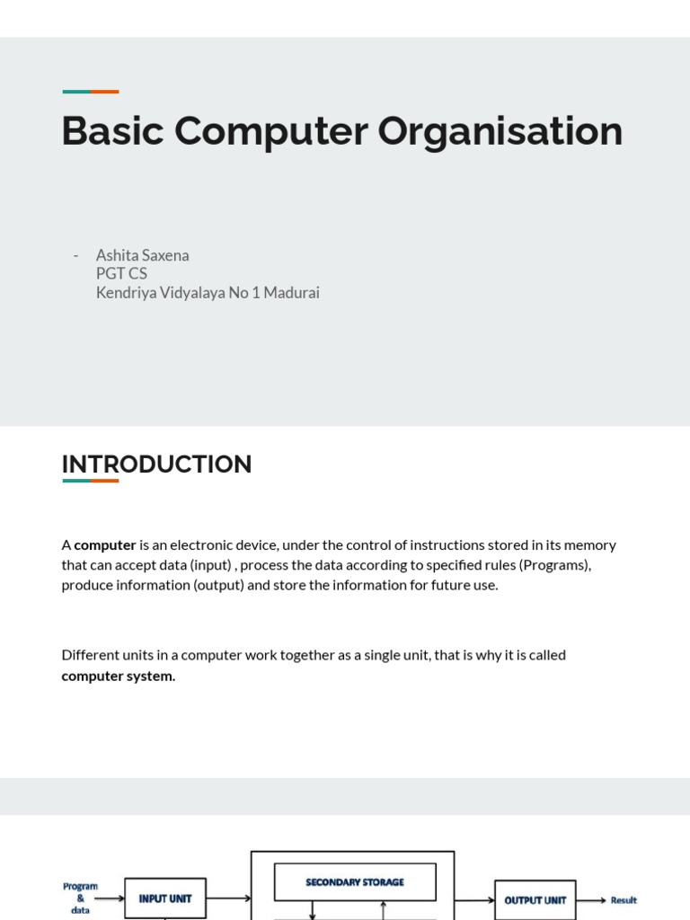 Basic Computer Organisation | PDF