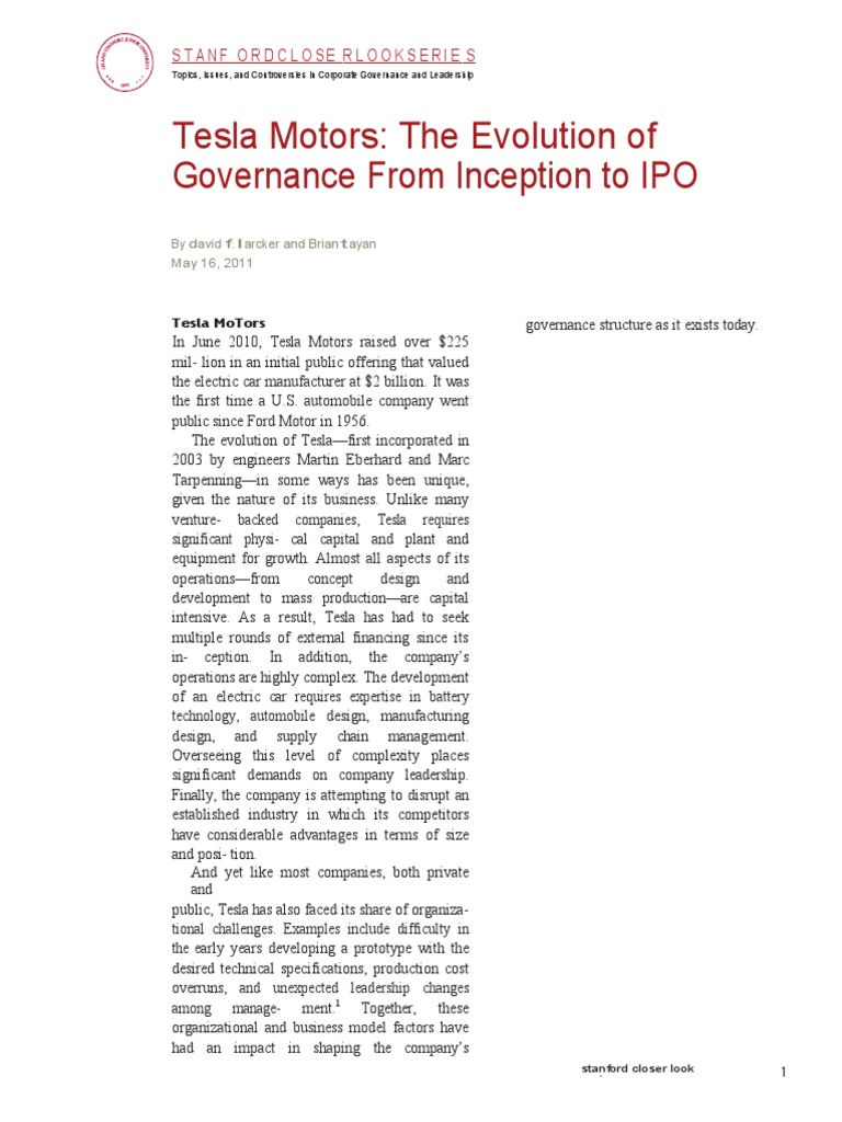 Cgri Closer Look 15 Tesla | PDF