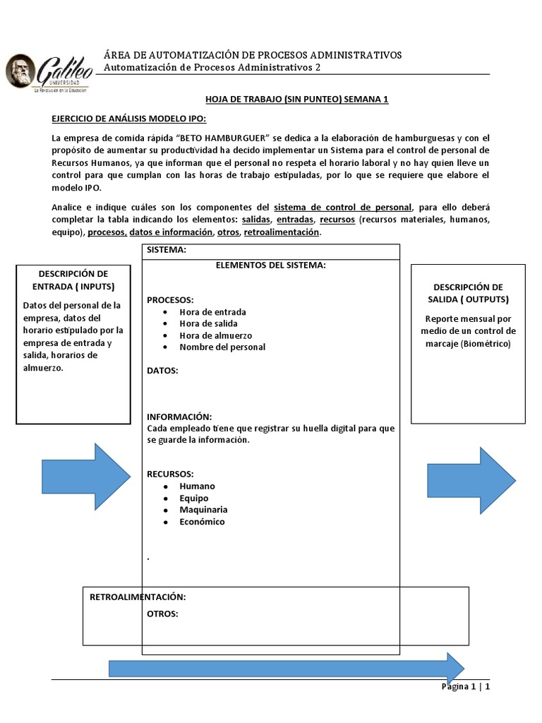 Tarea Modelo IPO | PDF | Informática | Business