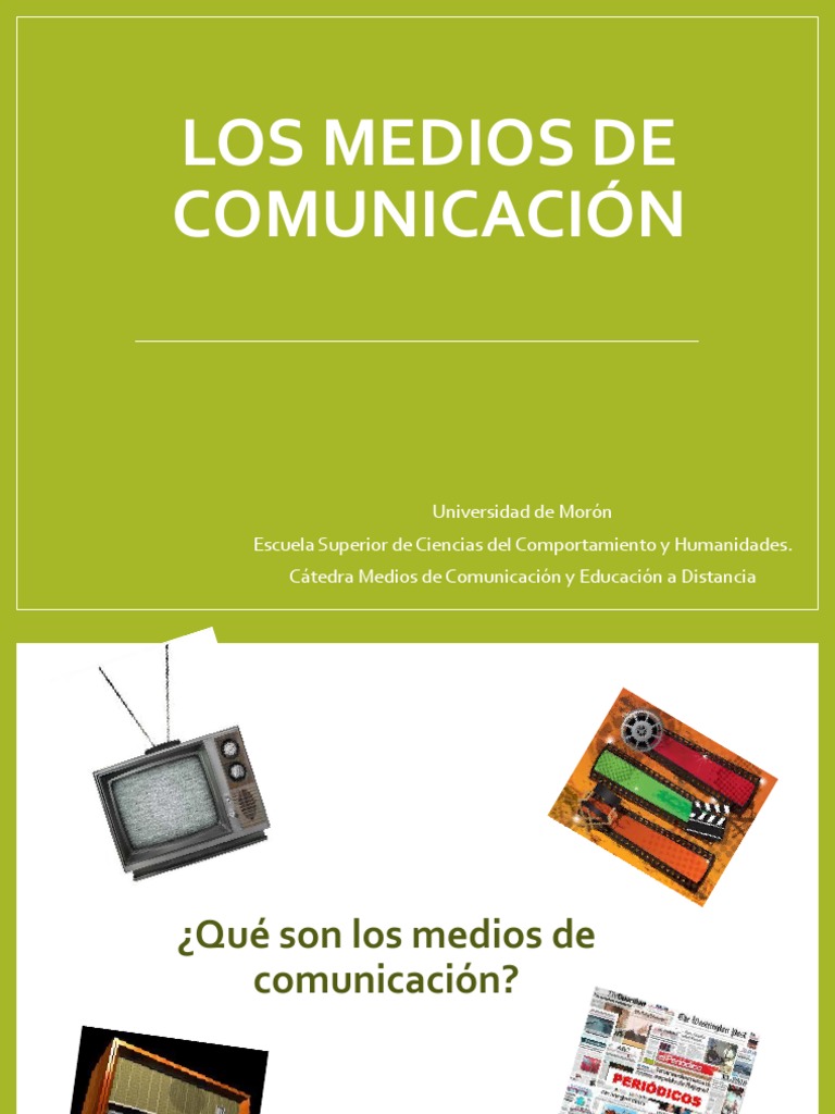 8 Los Medios de Comunicación Audiovisuales y La Educación PDF | PDF ...