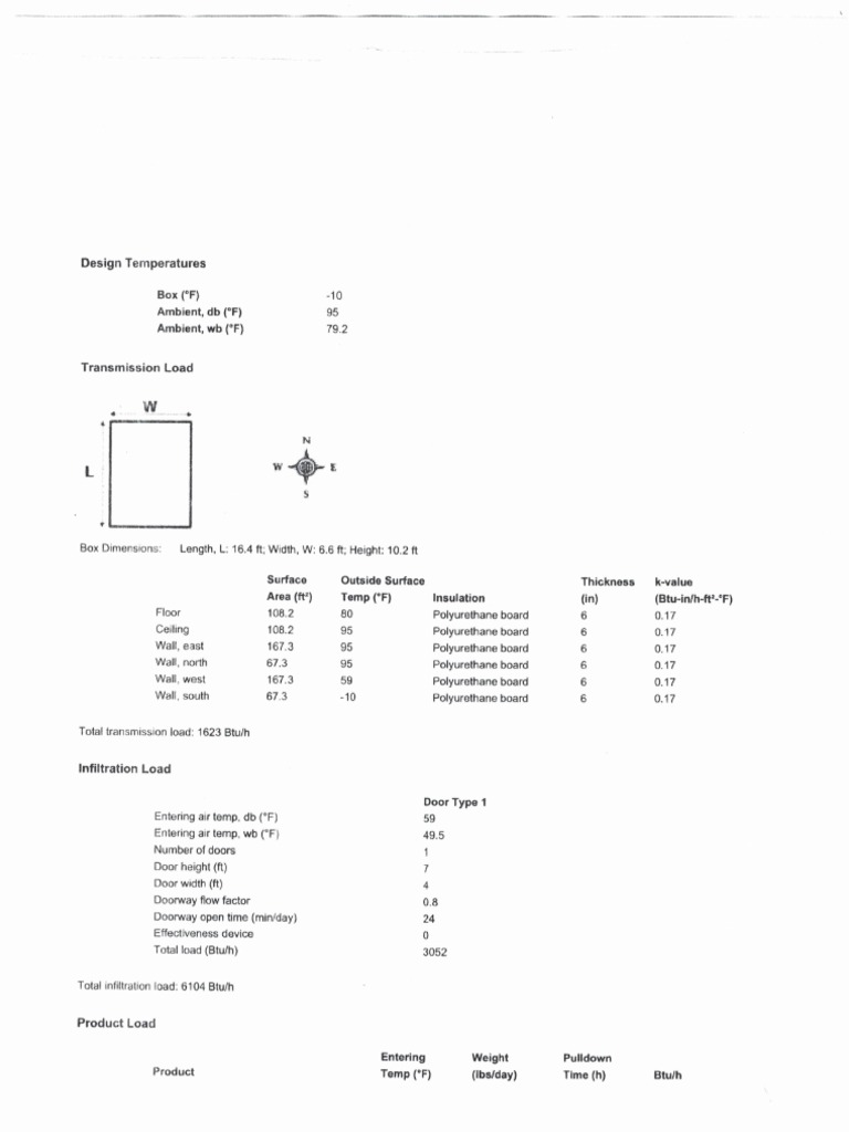 Calculo de Carga Tunel Keeprite | PDF