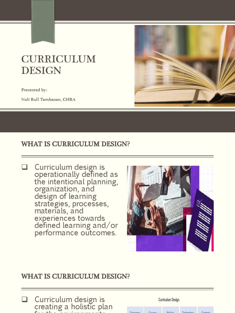 Six Key Features of Curriculum Design | PDF | Curriculum | Learning