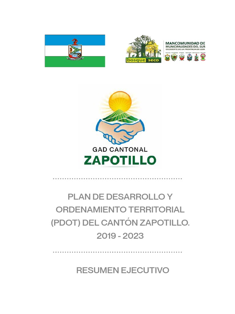 Zapotillo PDOT 2019-2023 | PDF