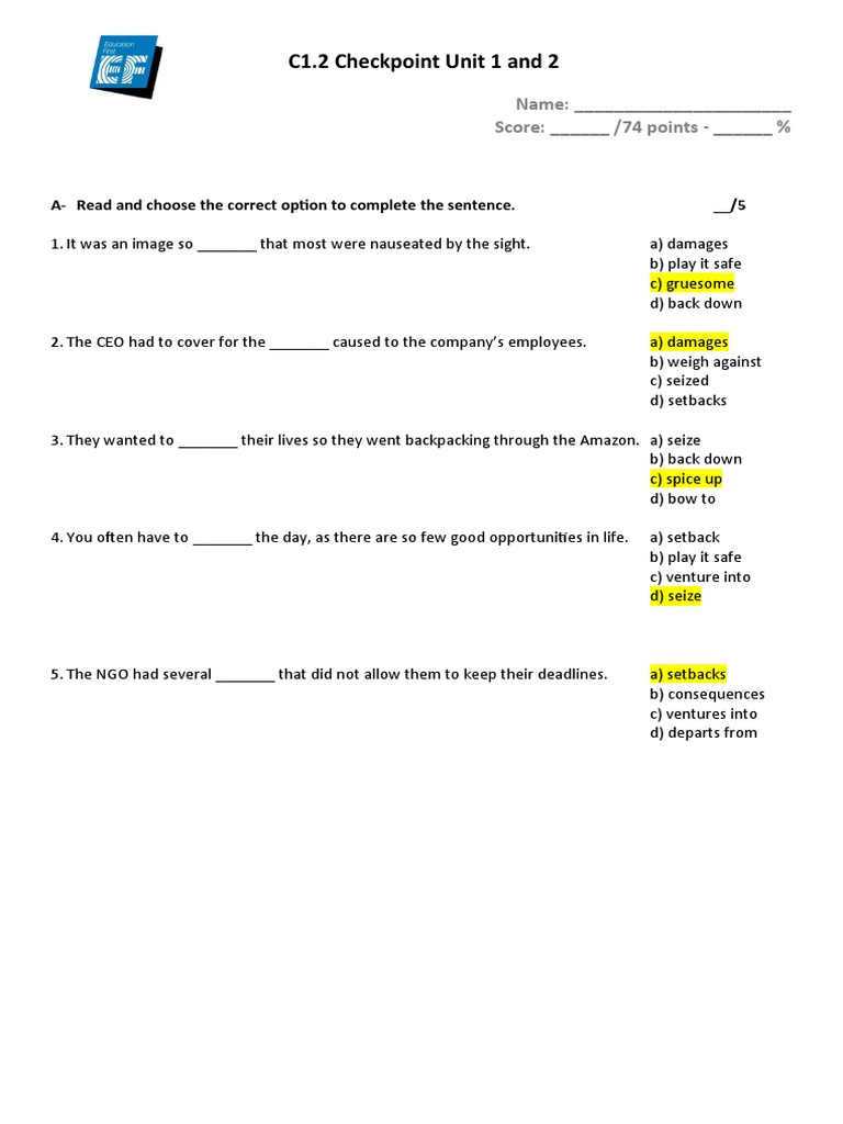 C1.2 Checkpoint Unit 1-2 | PDF | Apple Inc. | Communication