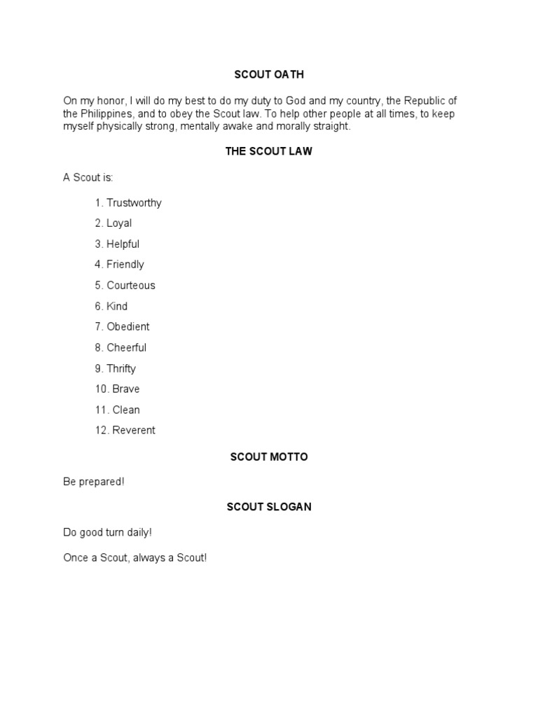 BSP Oath, Law Motto Slogan | PDF