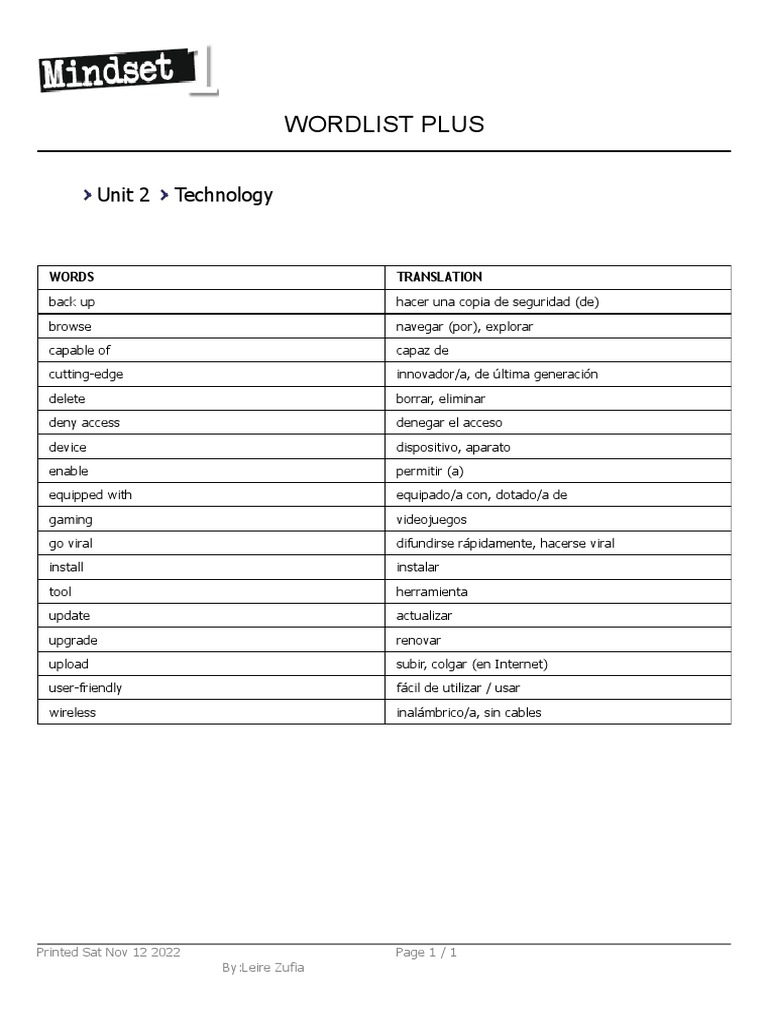 Vocab 2 | PDF