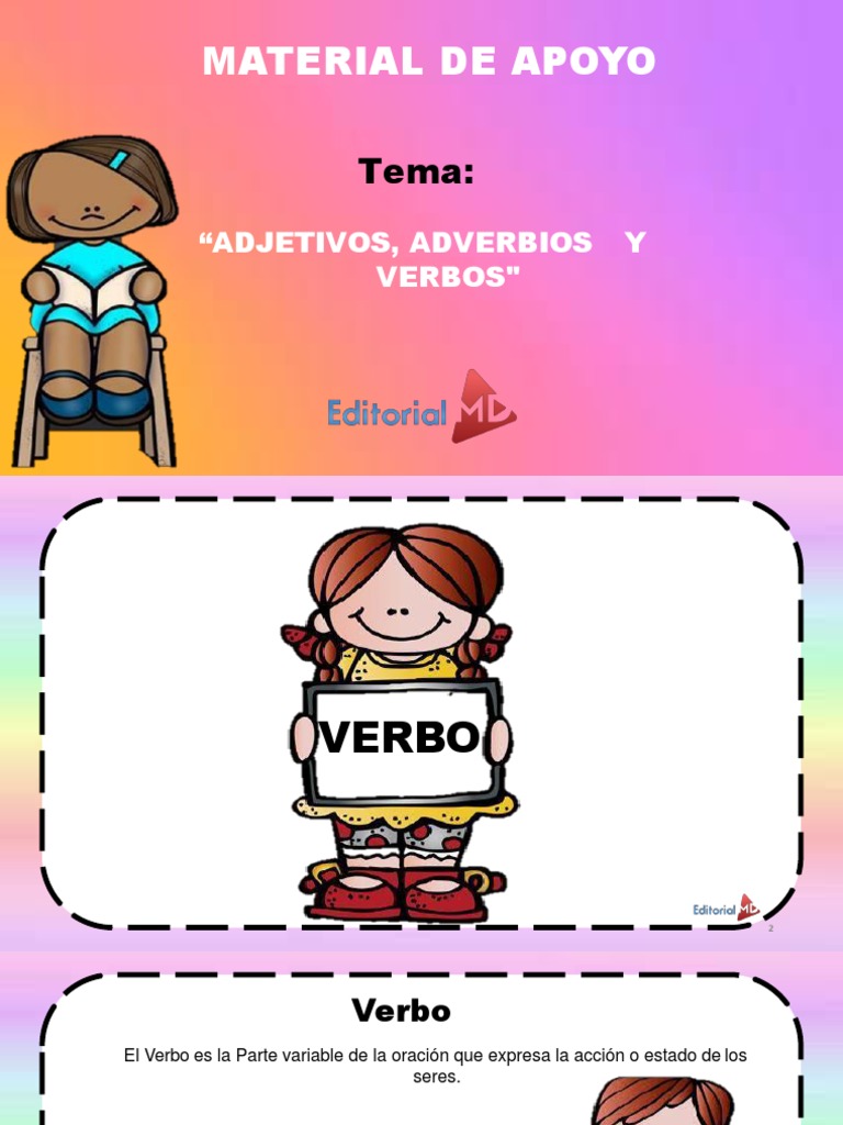 Adjetivos, Adverbios y Verbos: Guía Completa | PDF | Verbo | Adverbio