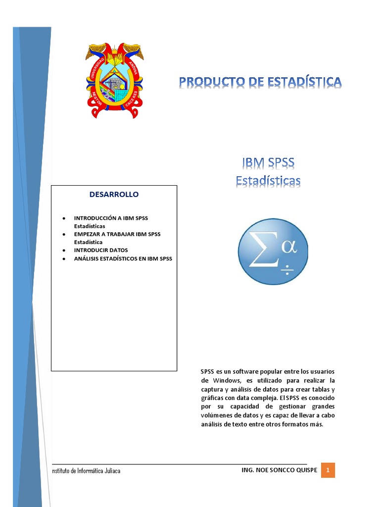 Manual SPSS | PDF | Spss | Estadísticas