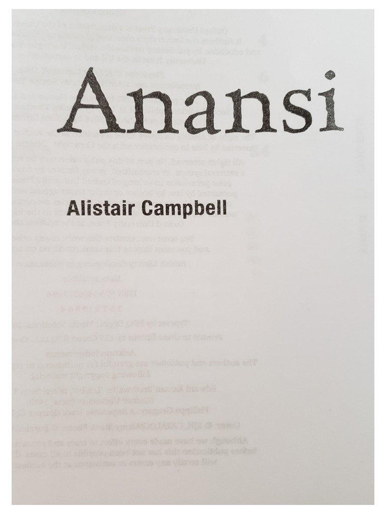 Anansi | PDF