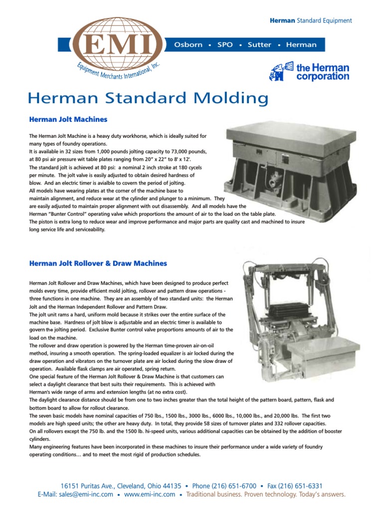 EMI_Herman_Standard_Molding-1 | PDF | Mechanical Engineering ...