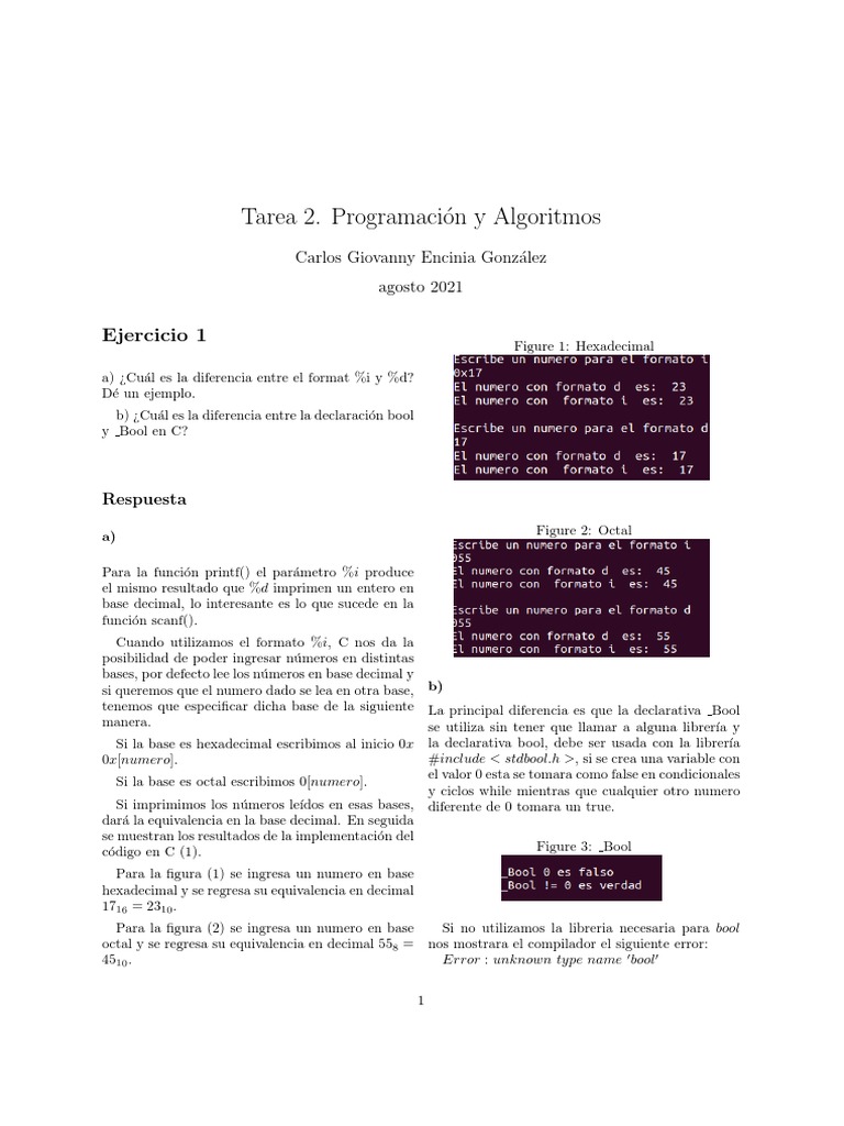 Datatype C Examples Logic Pdf Algoritmos Ingeniería Informática 6224