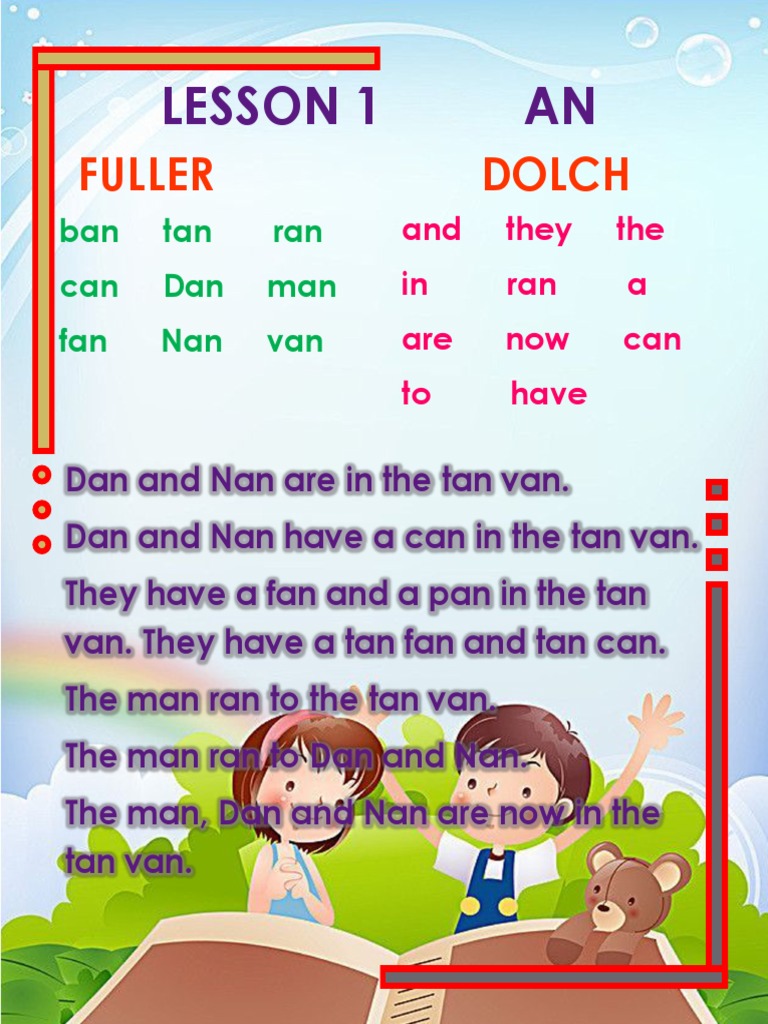 Fuller Dolch Reading Lesson 1-19 | PDF