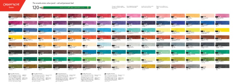 Colour Chart Pablo | PDF | Bleu | Couleur
