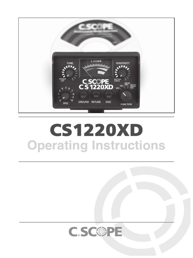 Cscope CS1220XD Operating Manual | PDF | Rechargeable Battery ...