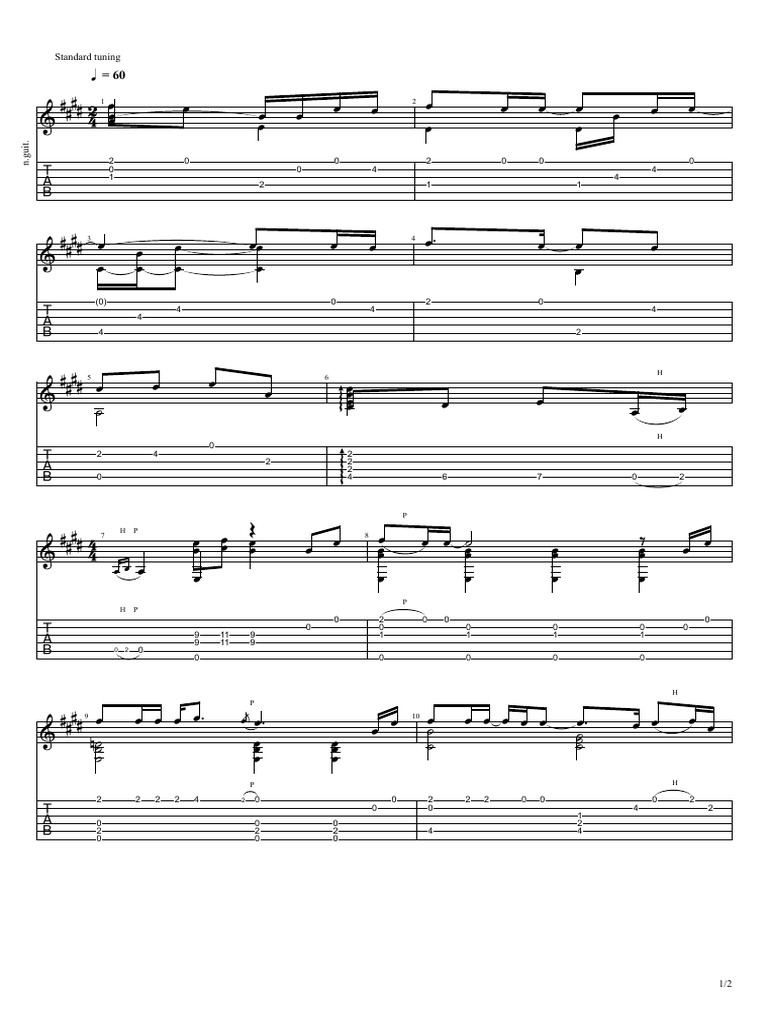 Hero Guitar Tab | PDF