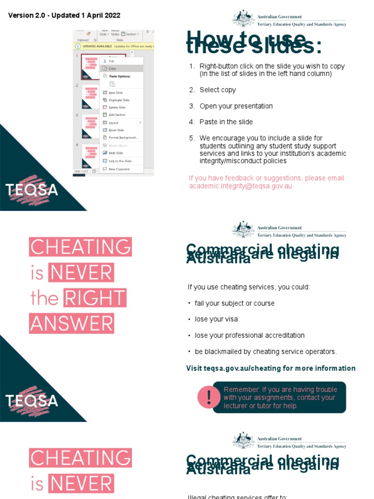 Contract Cheating Teqsa | PDF | Academic Integrity | Test (Assessment)