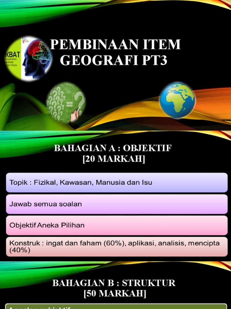 Rohani - Pembinaan Item Geografi PT3 | PDF
