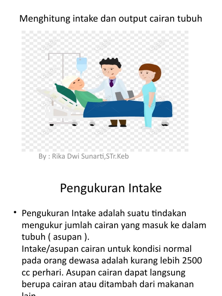 Pertemuan XIX Menghitung Intake Dan Output Cairan Tubuh | PDF