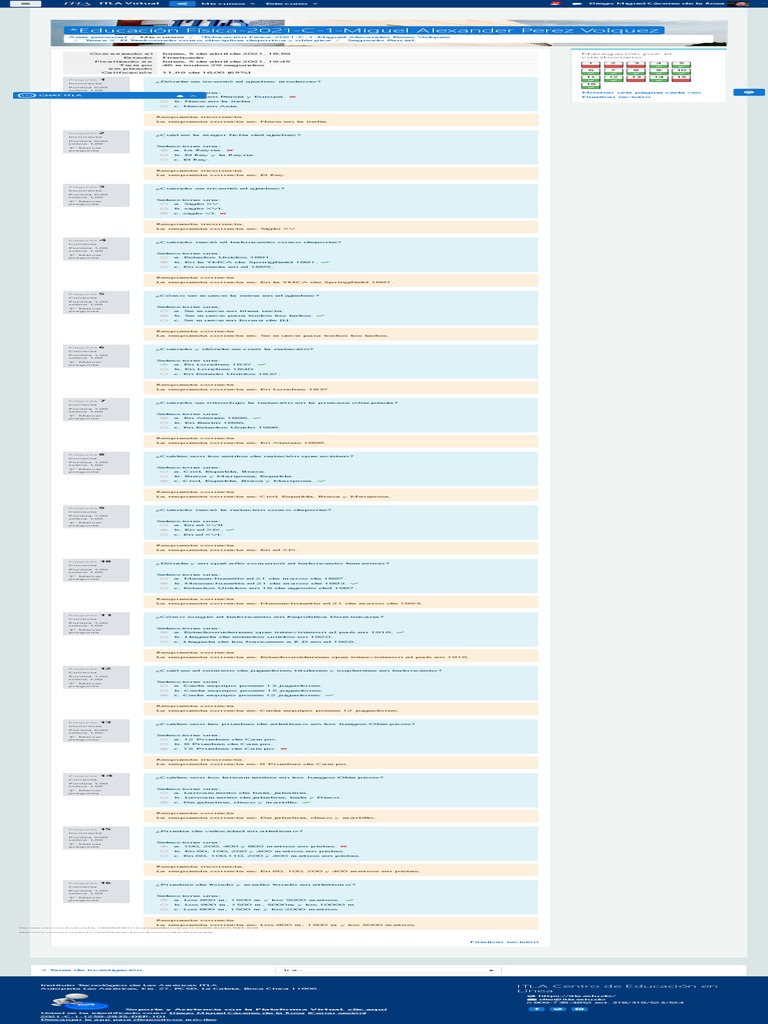 Segundo Parcial. Revisi N Del Intento PDF | PDF