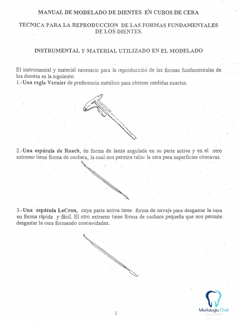 Manuaal de Modelado en Cera | PDF